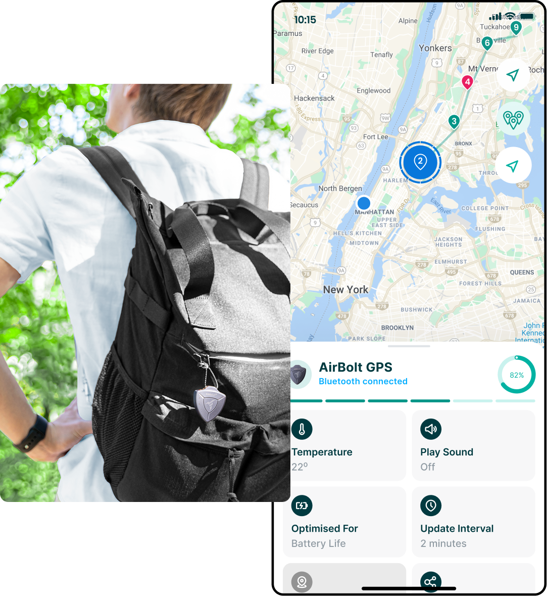 AirBolt® GPS Gen 2 - Real-Time GPS Tracker with Long Battery Life